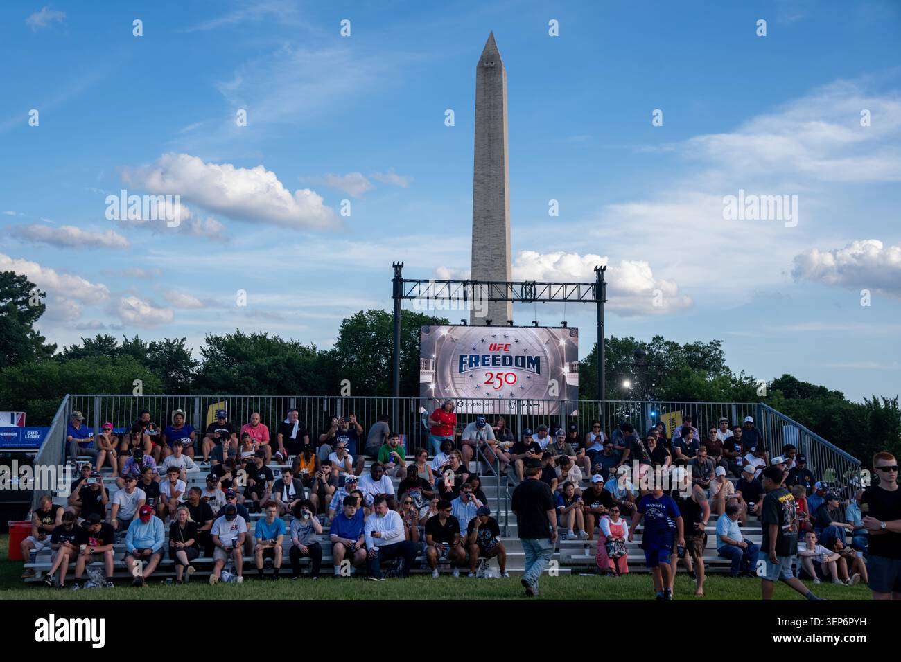 The UFC Fan Fest on the White House Ellipse ahead of Sunday's fight on ...