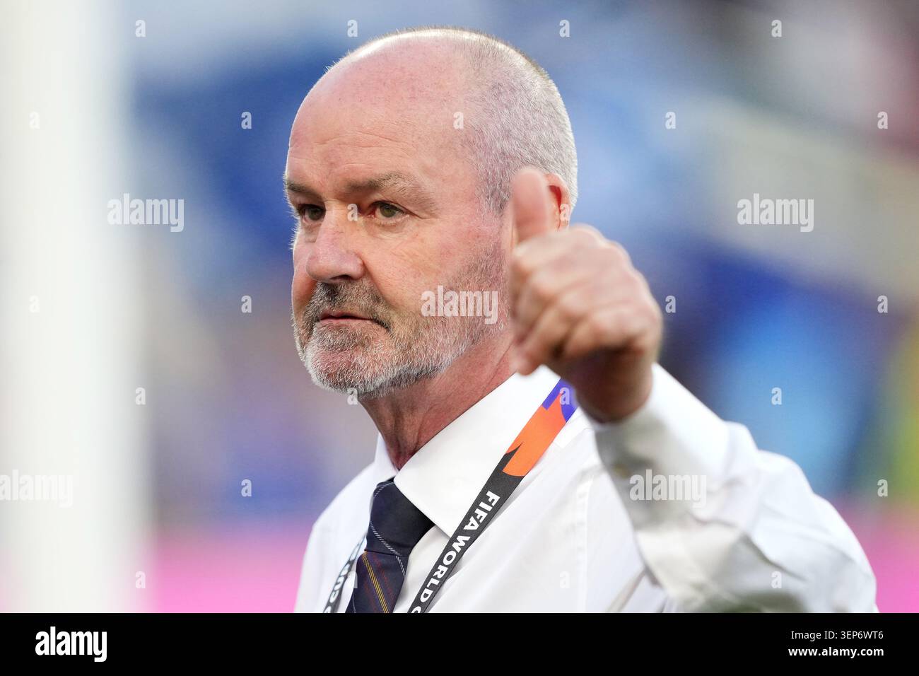 Scotland head coach Steve Clarke ahead of the FIFA World Cup Group C ...