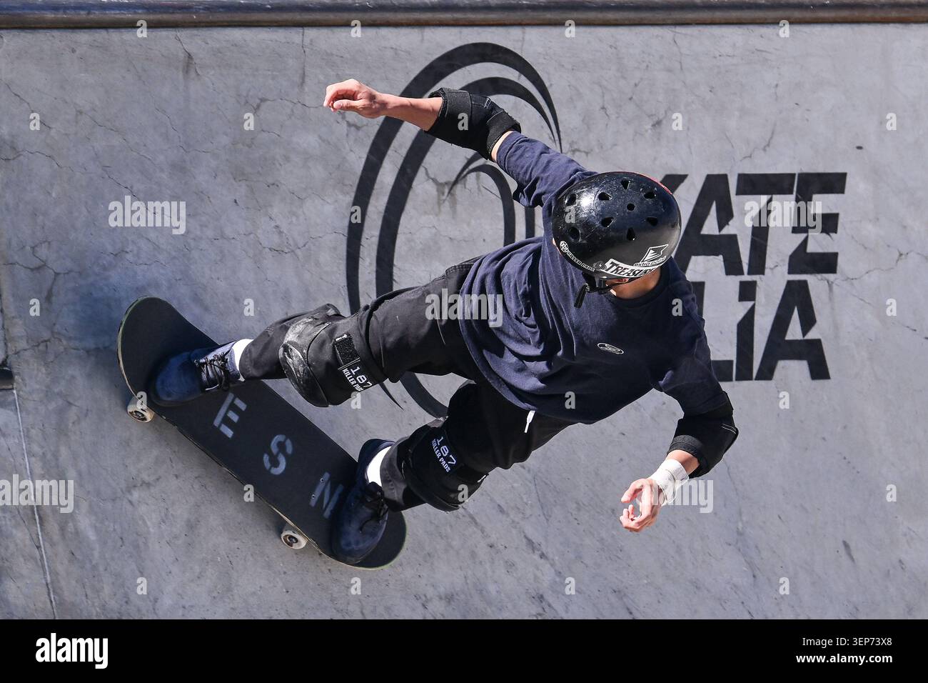 Issei SAKURAI (JPN) practice before the Men’s Semifinal WST World Cup ...