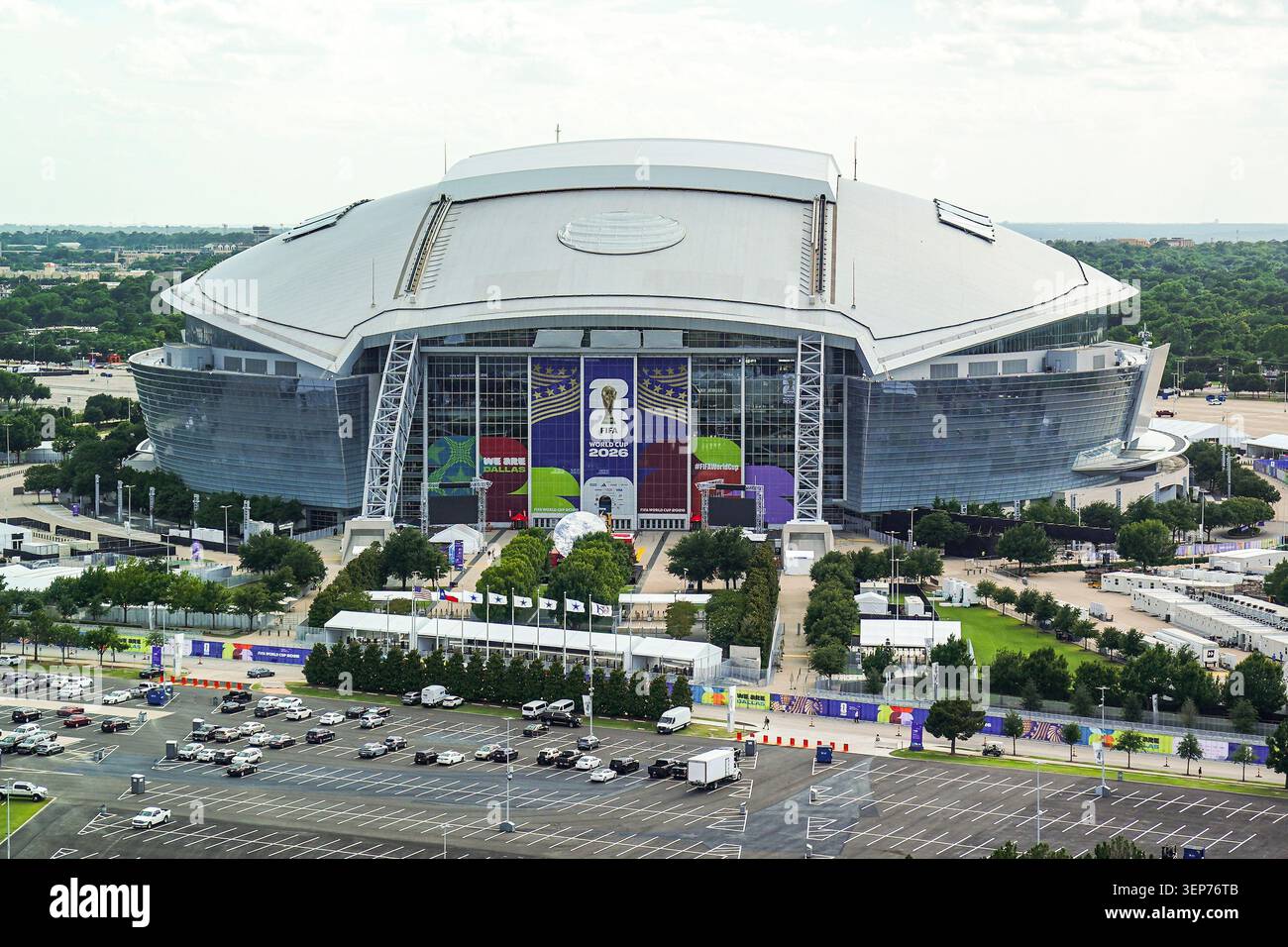 General aerial view of the Dallas Stadium ahead of the FIFA World Cup ...