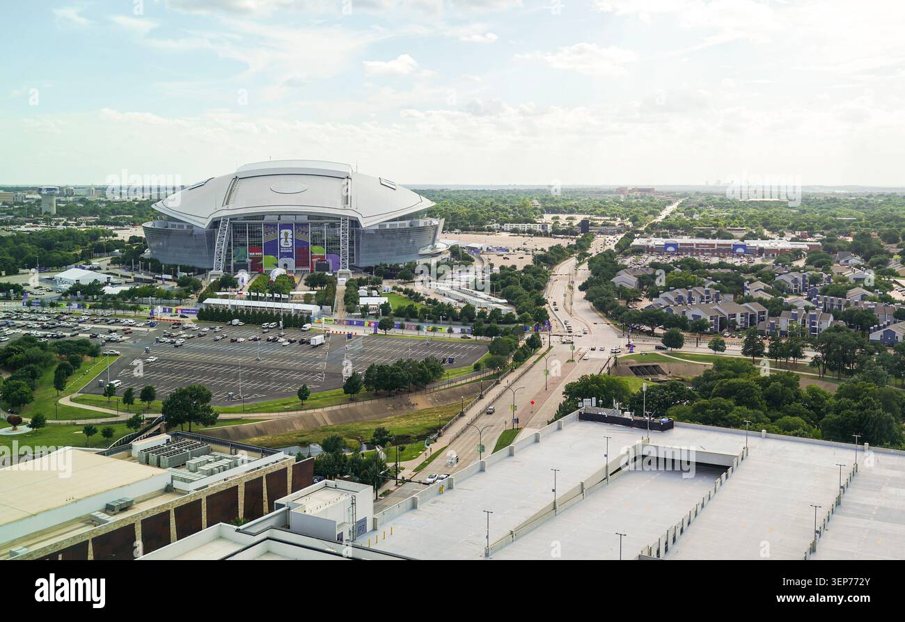 General aerial view of the Dallas Stadium ahead of the FIFA World Cup ...