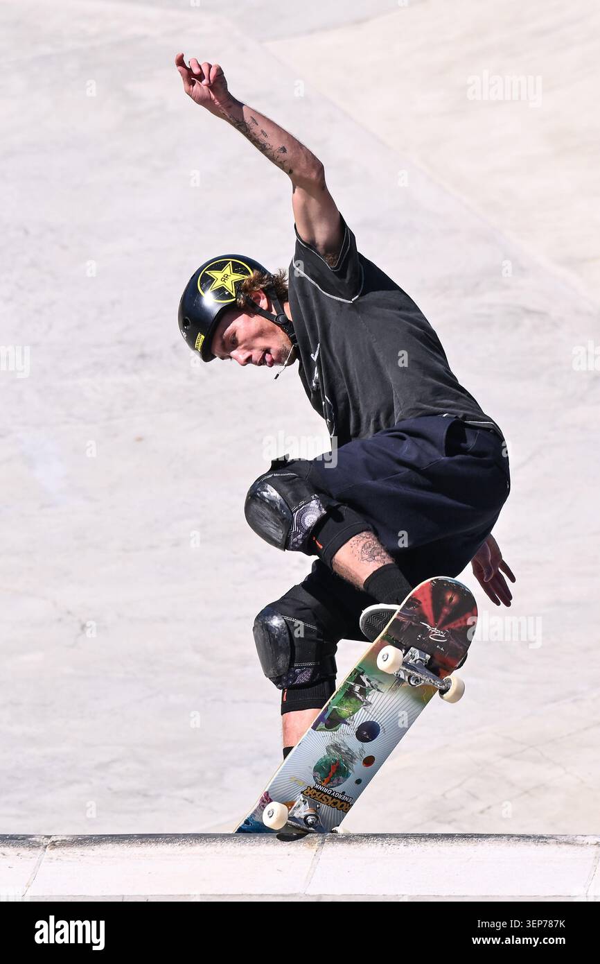 IPA85660443 - Keegan PALMER (AUS) practices before the Men's Semifinal ...