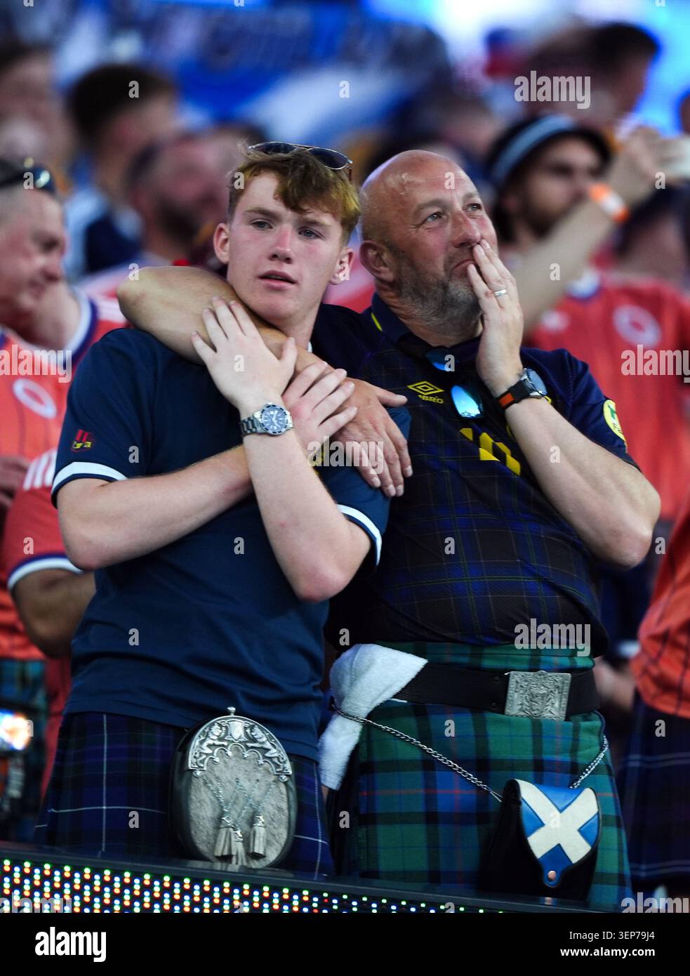 Scotland fans ahead of the FIFA World Cup Group C match at the Boston ...
