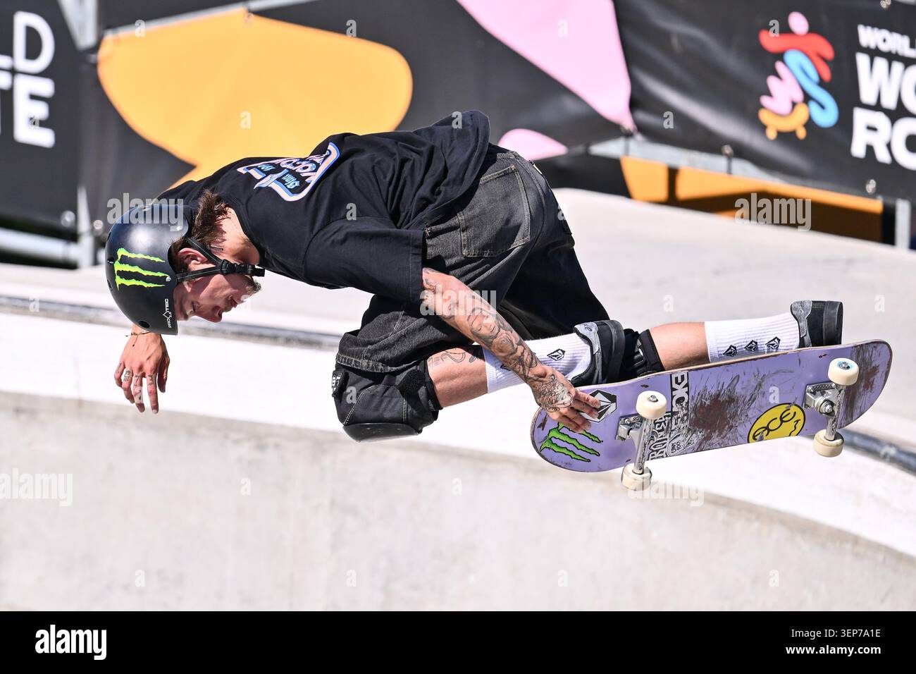 IPA85660588 - Luiz MARIANO (BRA) practices before the Men's Semifinal ...