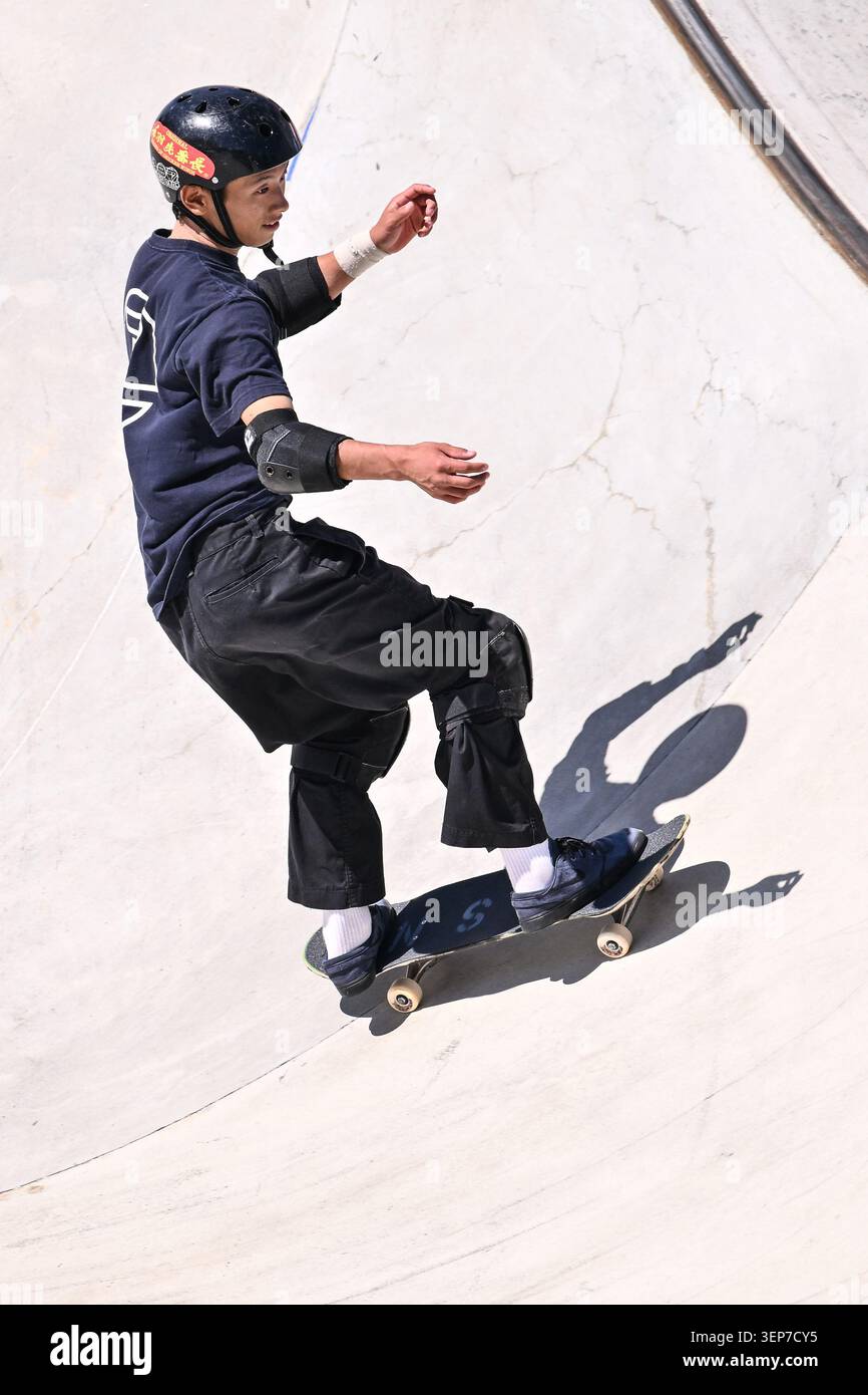 IPA85661314 - Issei SAKURAI (JPN) practices before the Men's Semifinal ...