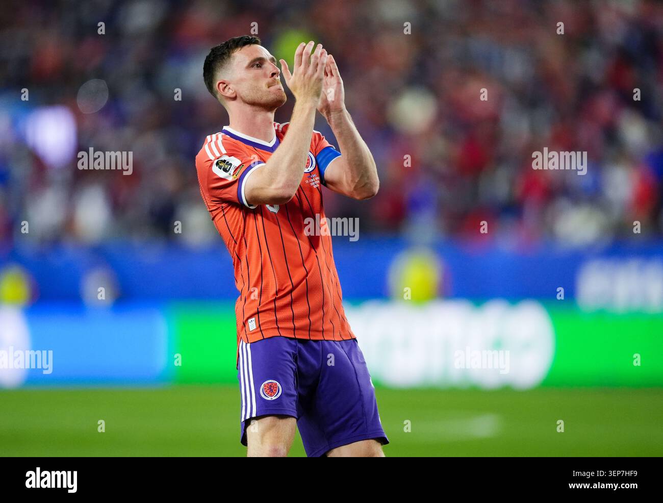 Scotland's Andy Robertson ahead of the FIFA World Cup Group C match at ...