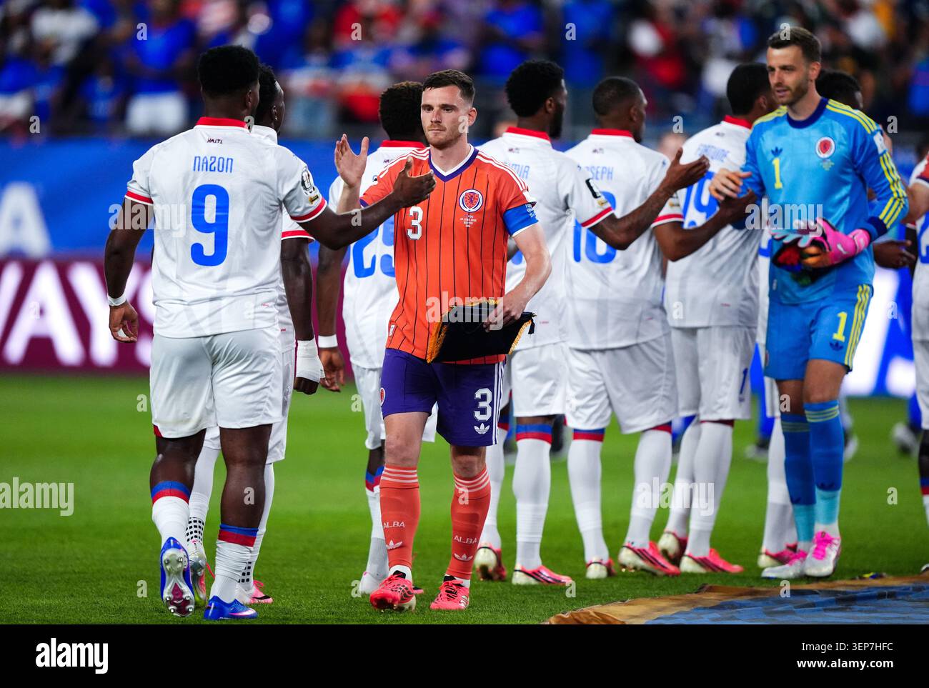 Scotland's Andy Robertson ahead of the FIFA World Cup Group C match at ...