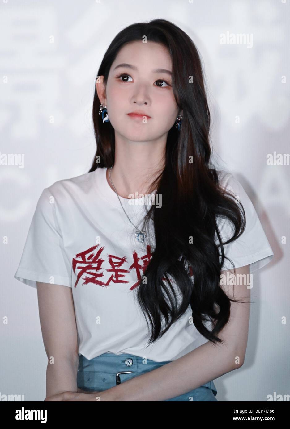 Chinese actress Wang Yuwen attend the roadshow for the movie 'Invictus ...