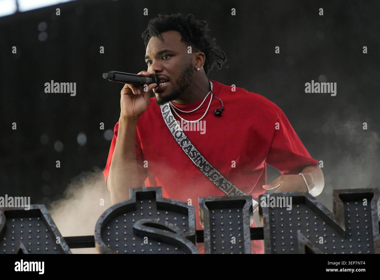 Baby Keem performs at Summer Smash on Saturday, June 13, 2026, at the ...