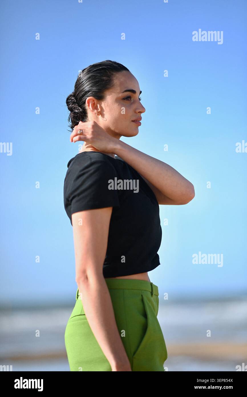 Souheila Yacoub during Day Four of the 40th Cabourg Film Festival on ...