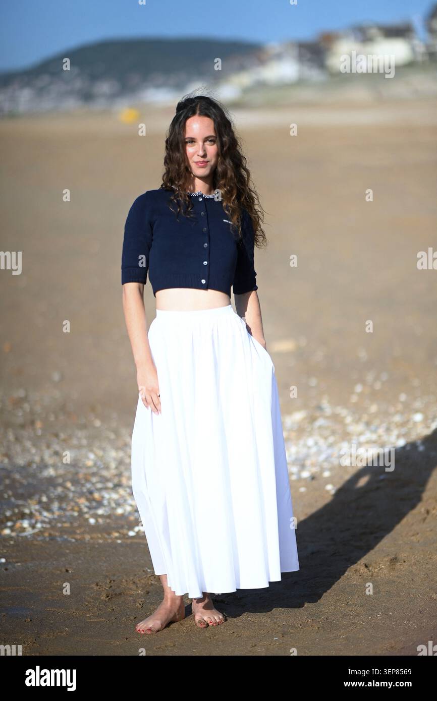 Tess Barthélemy during Day Four of the 40th Cabourg Film Festival on ...