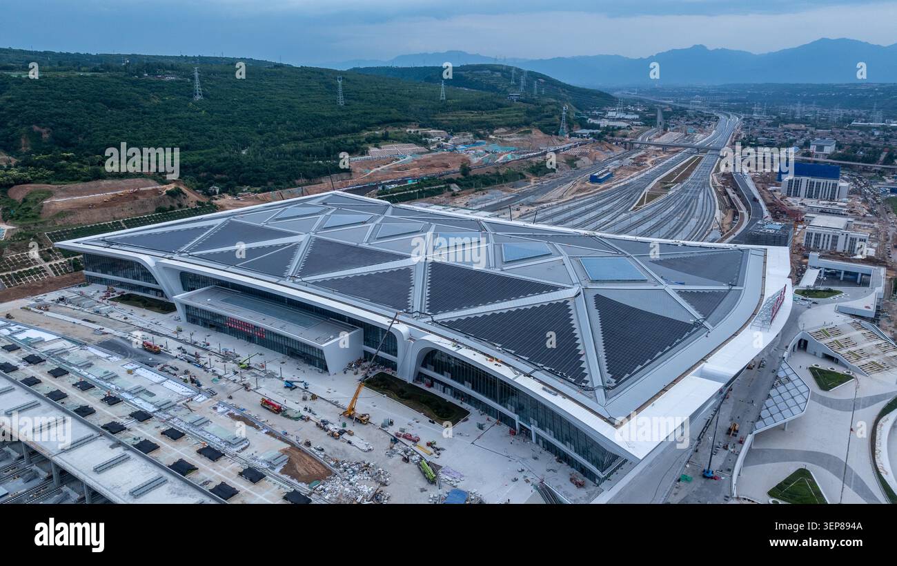 The construction of Xi'an East Railway Station enters its final stage ...