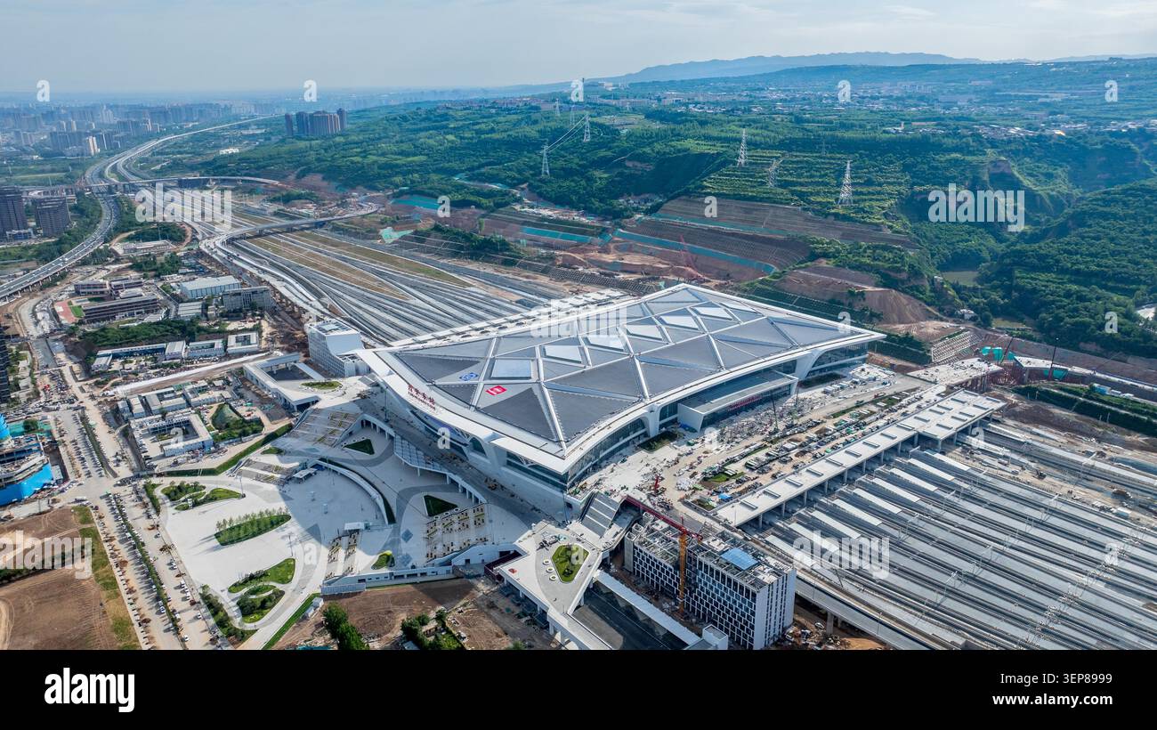 The construction of Xi'an East Railway Station enters its final stage ...