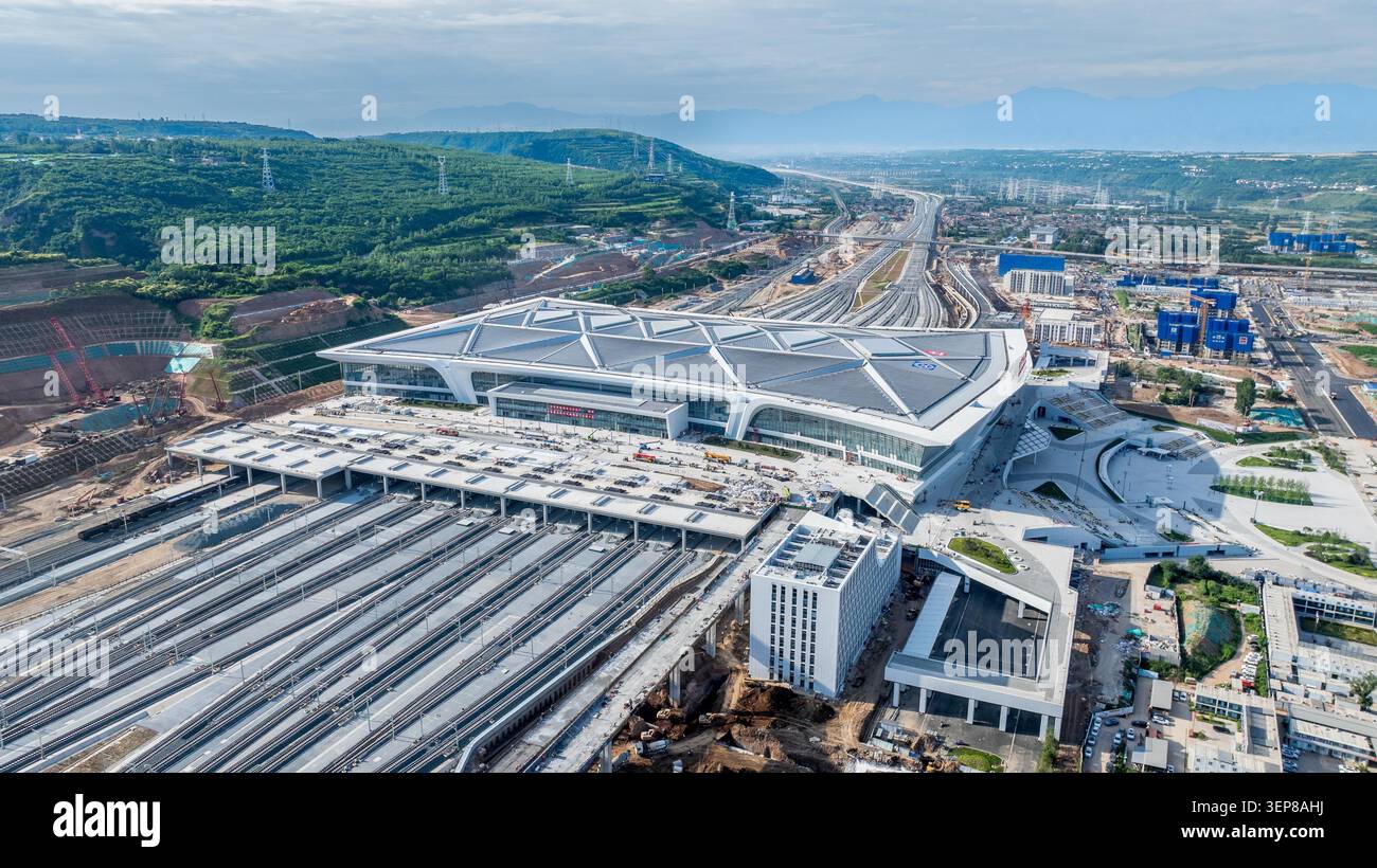 The construction of Xi'an East Railway Station enters its final stage ...