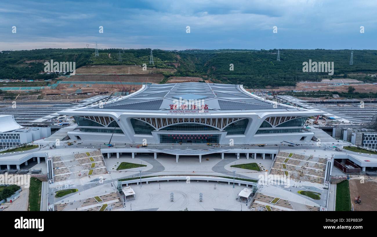 The construction of Xi'an East Railway Station enters its final stage ...