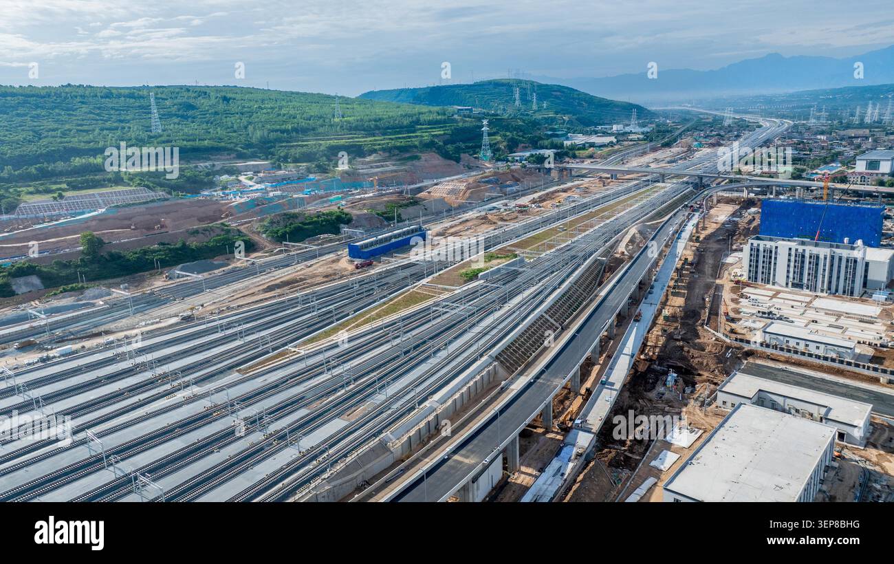 The construction of Xi'an East Railway Station enters its final stage ...