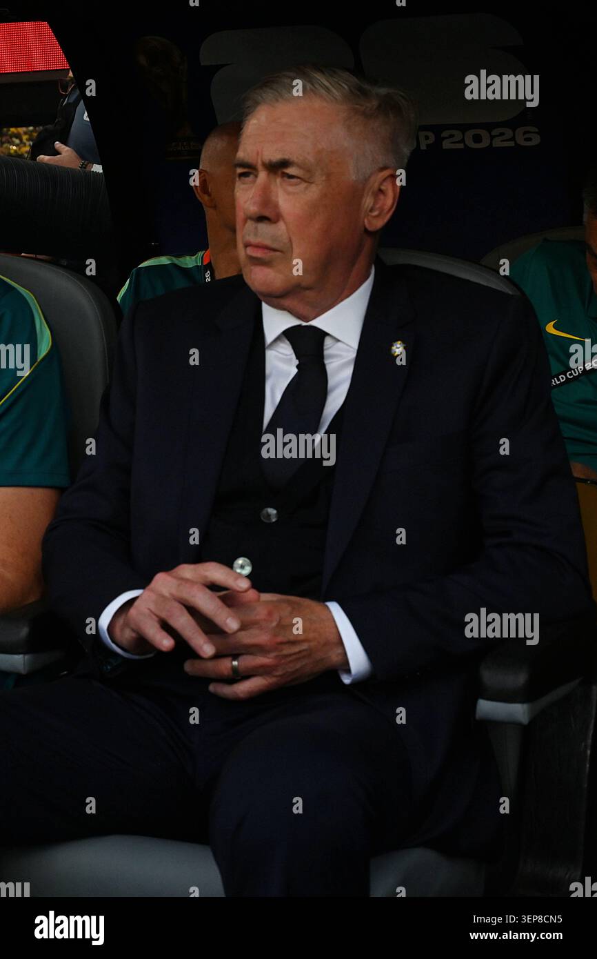 IPA85664206 - Carlo Ancelotti (head coach of Brazil) during the Brazil ...