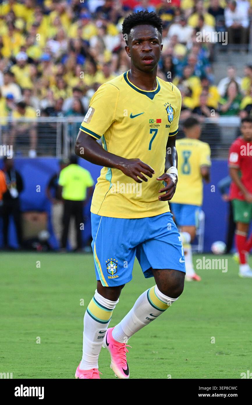 IPA85664177 - Vinicius Junior (Brazil) in action during the Brazil vs ...