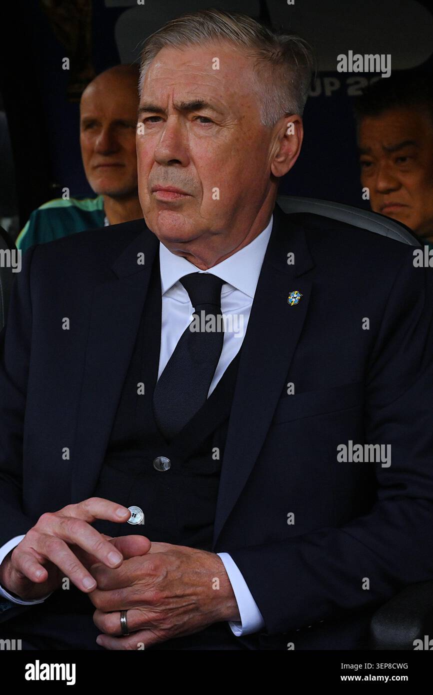 IPA85664191 - Carlo Ancelotti (head coach of Brazil) during the Brazil ...