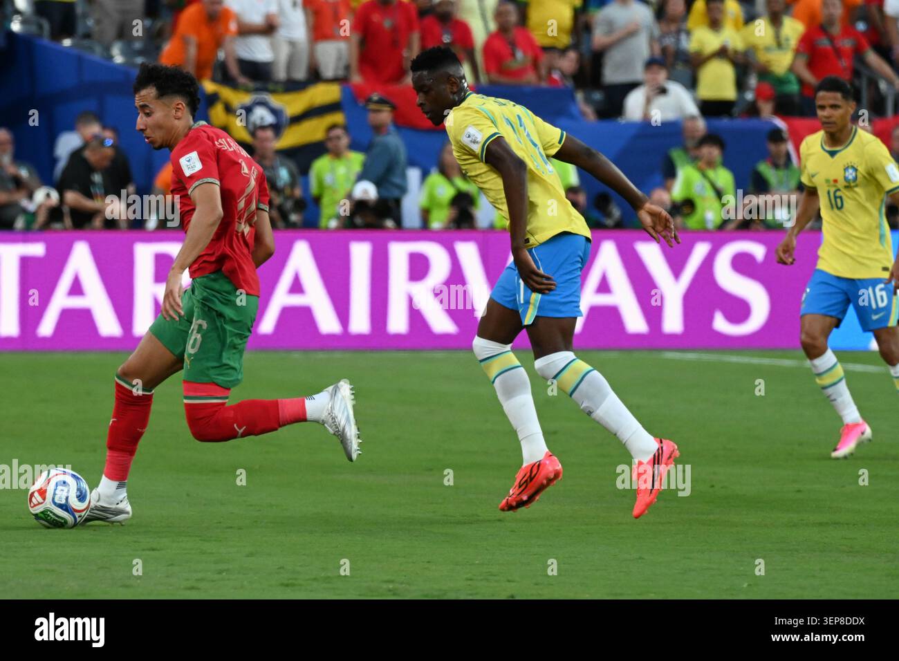 IPA85664412 - Neil El Aynaoui (Morocco) in action during the Brazil vs ...