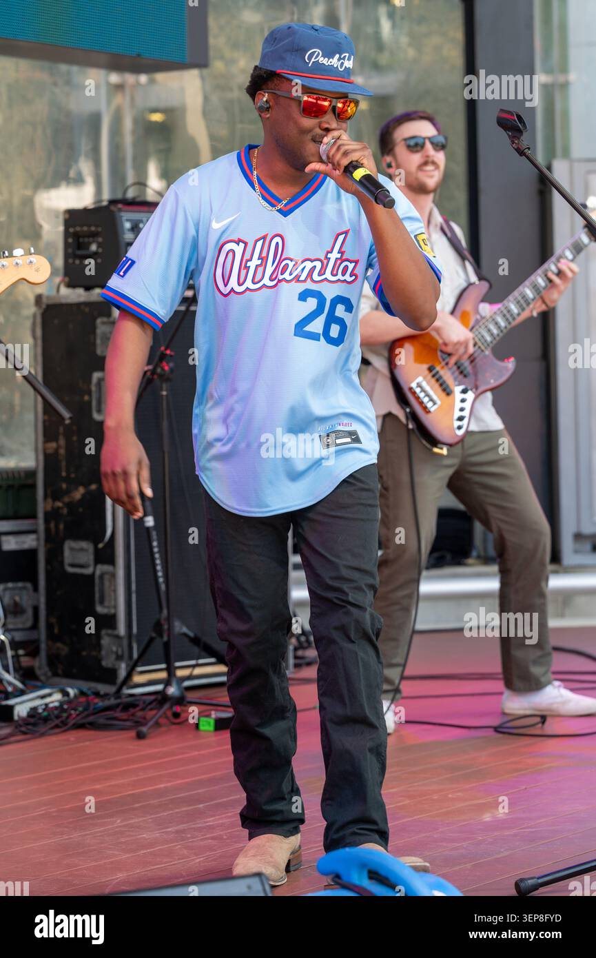 Scoot Teasley performs at the Braves Country Fest on Saturday, June 13 ...