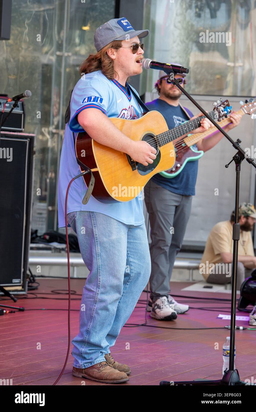 Colton Bowlin performs at the Braves Country Fest on Saturday, June 13 ...