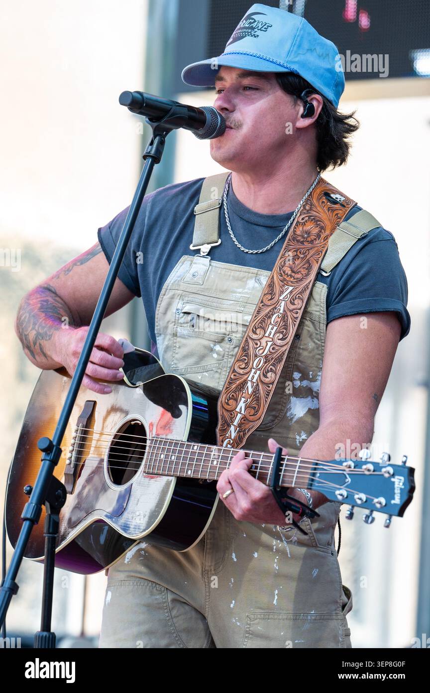 Zach John King performs at the Braves Country Fest on Saturday, June 13 ...