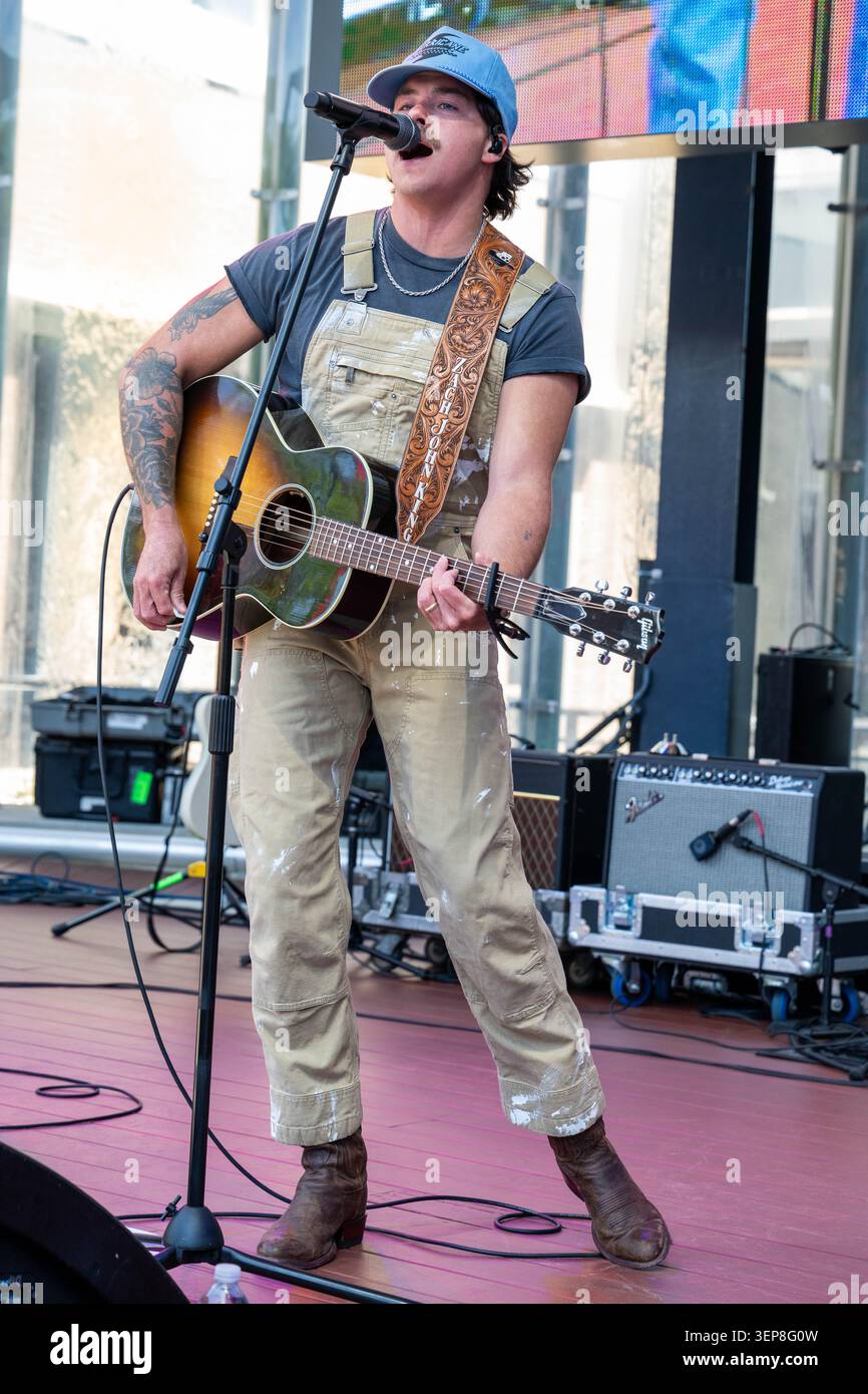 Zach John King performs at the Braves Country Fest on Saturday, June 13 ...