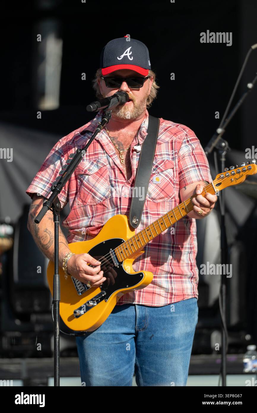 Ernest performs at the Braves Country Fest on Saturday, June 13, 2026 ...