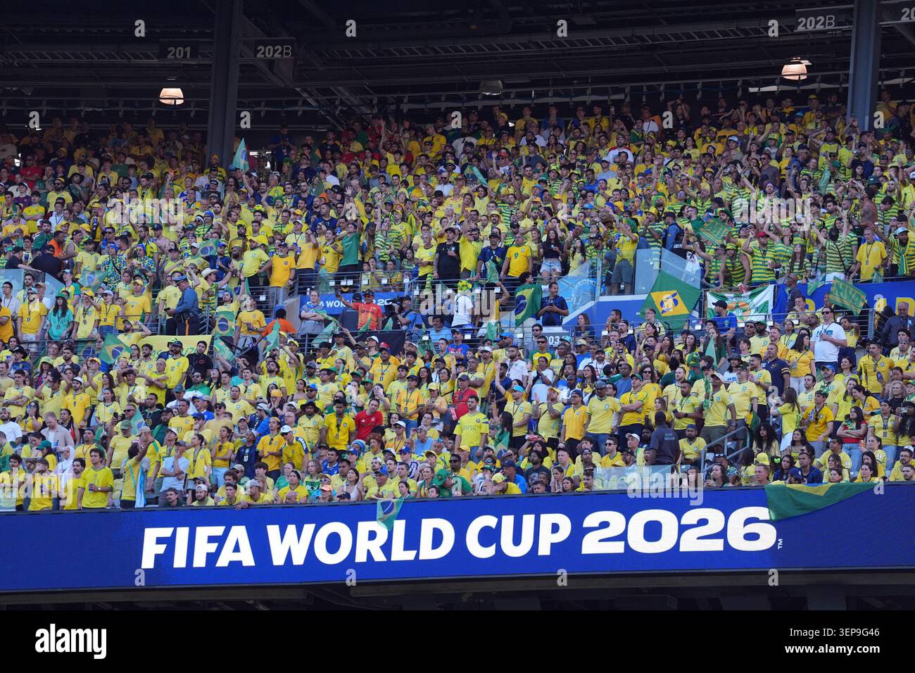 IPA85666292 - Brazil fans during the Group E match between Ivory Coast ...