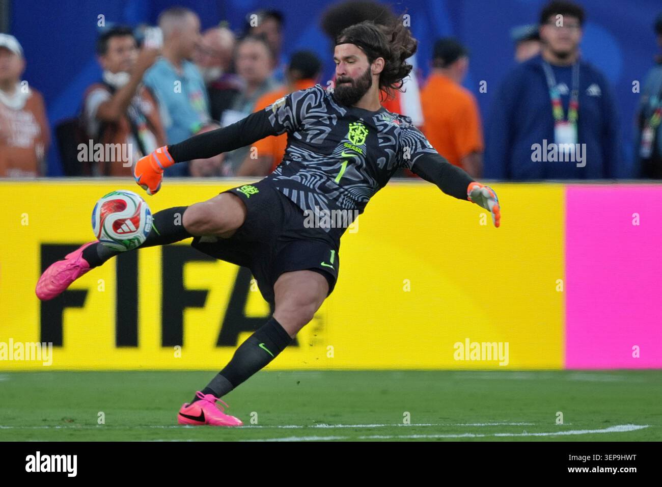 IPA85666457 - Alisson Becker of Brazil during the Brazil vs. Morocco ...