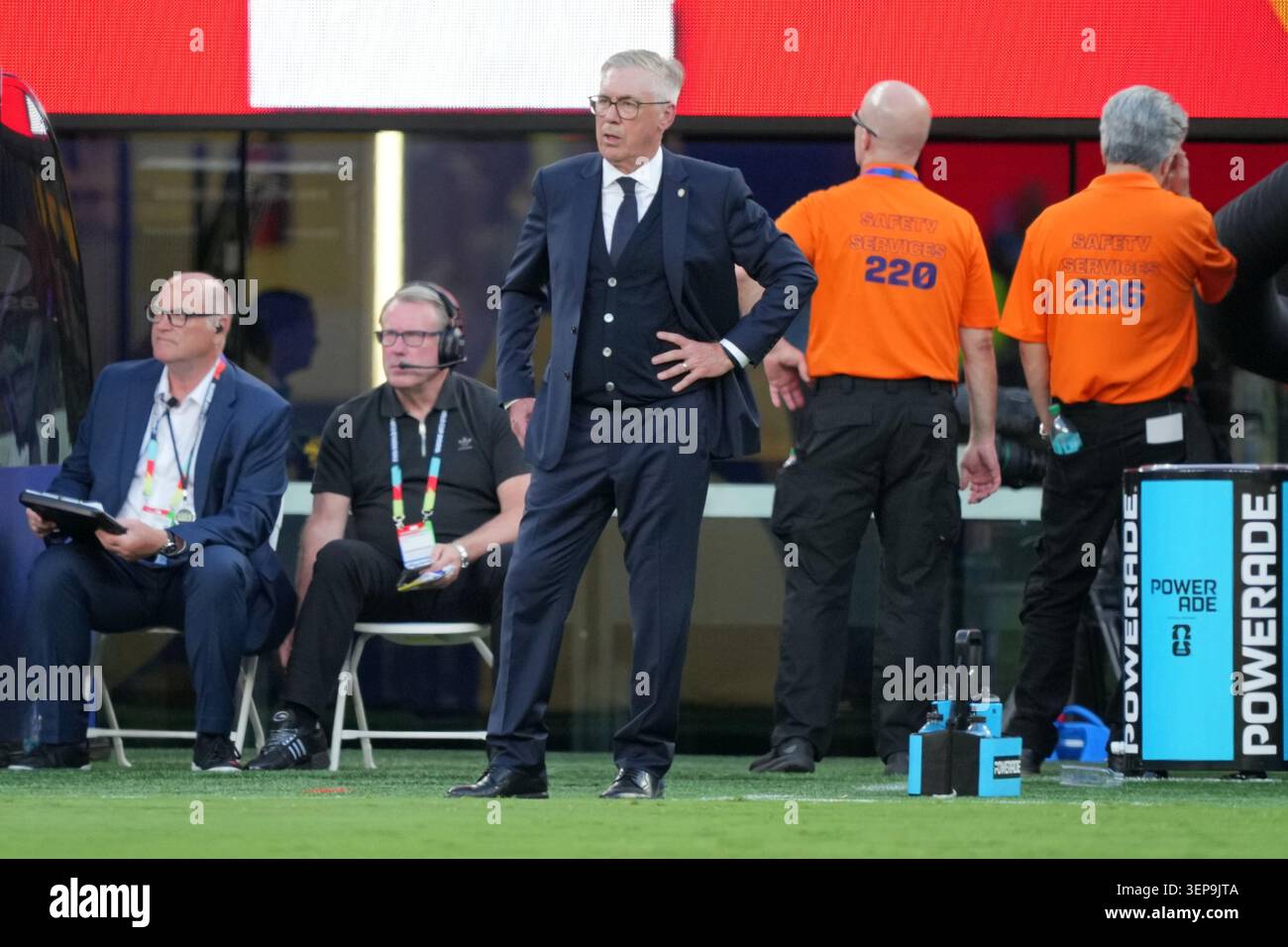 IPA85666479 - Carlo Ancelotti, head coach of Brazil, during the Brazil ...