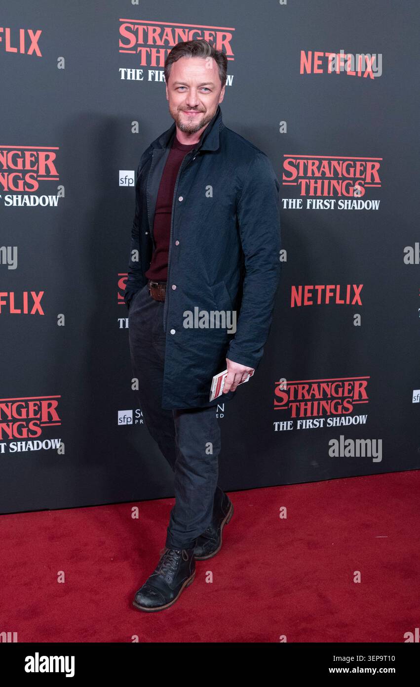 James McAvoy attends the "Stranger Things: The First Shadow" World ...