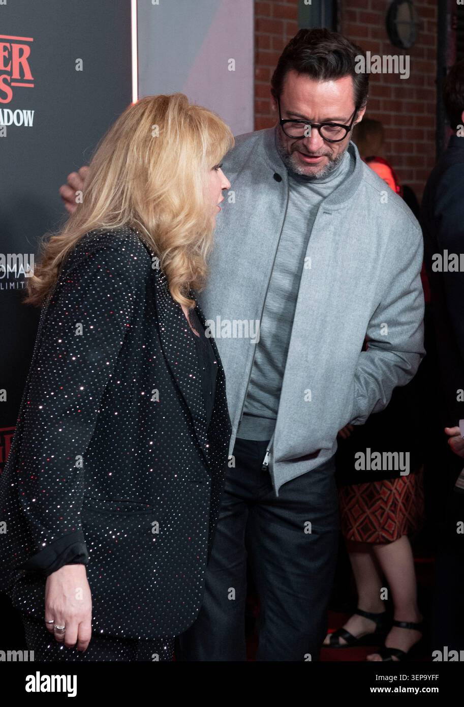 Sonia Friedman and Hugh Jackman attends the "Stranger Things: The First ...