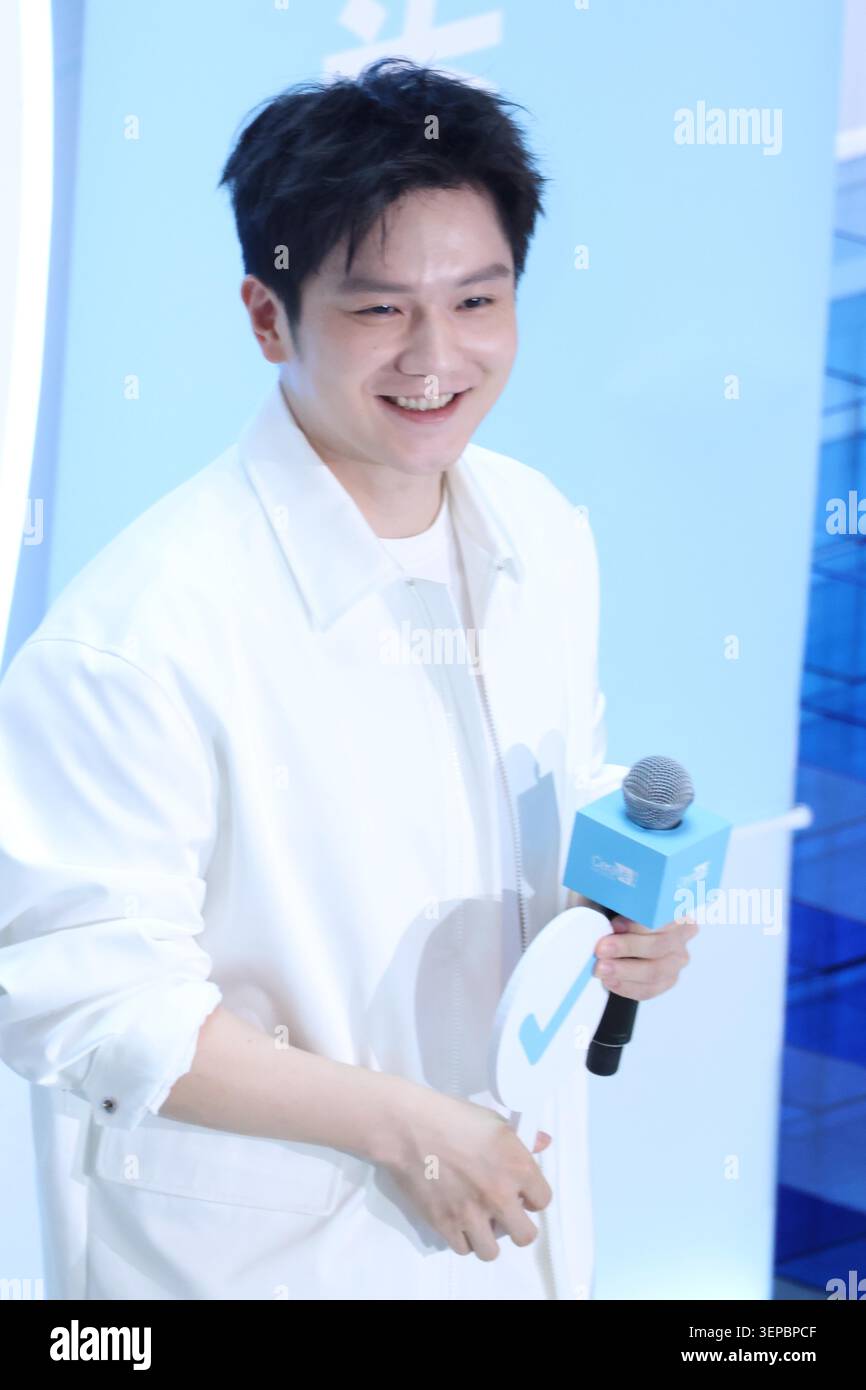Chinese table tennis player Fan Zhendong attends a fan meeting hosted ...
