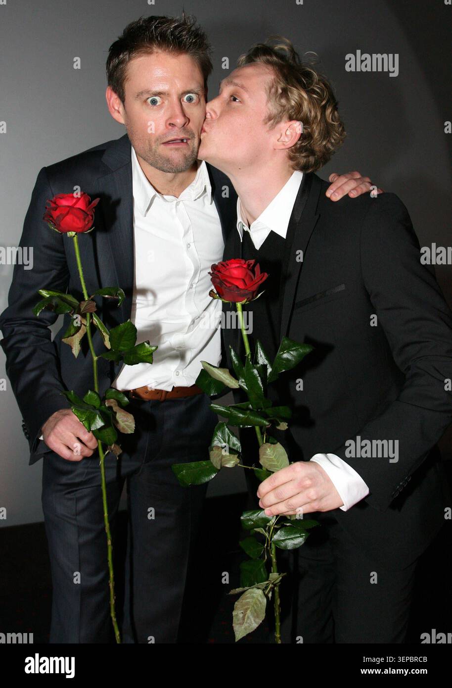 Max Giermann und Matthias Schweighöfer - RubbeldieKatz Premiere ...
