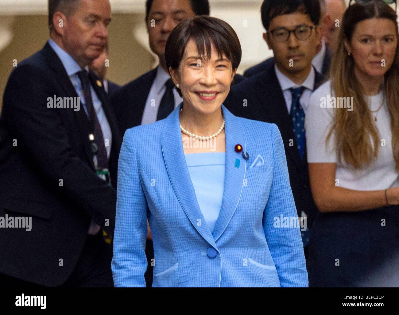 London, UKI 14th June 2026 Japanese Prime Minister, Sanae Takaichi, is ...