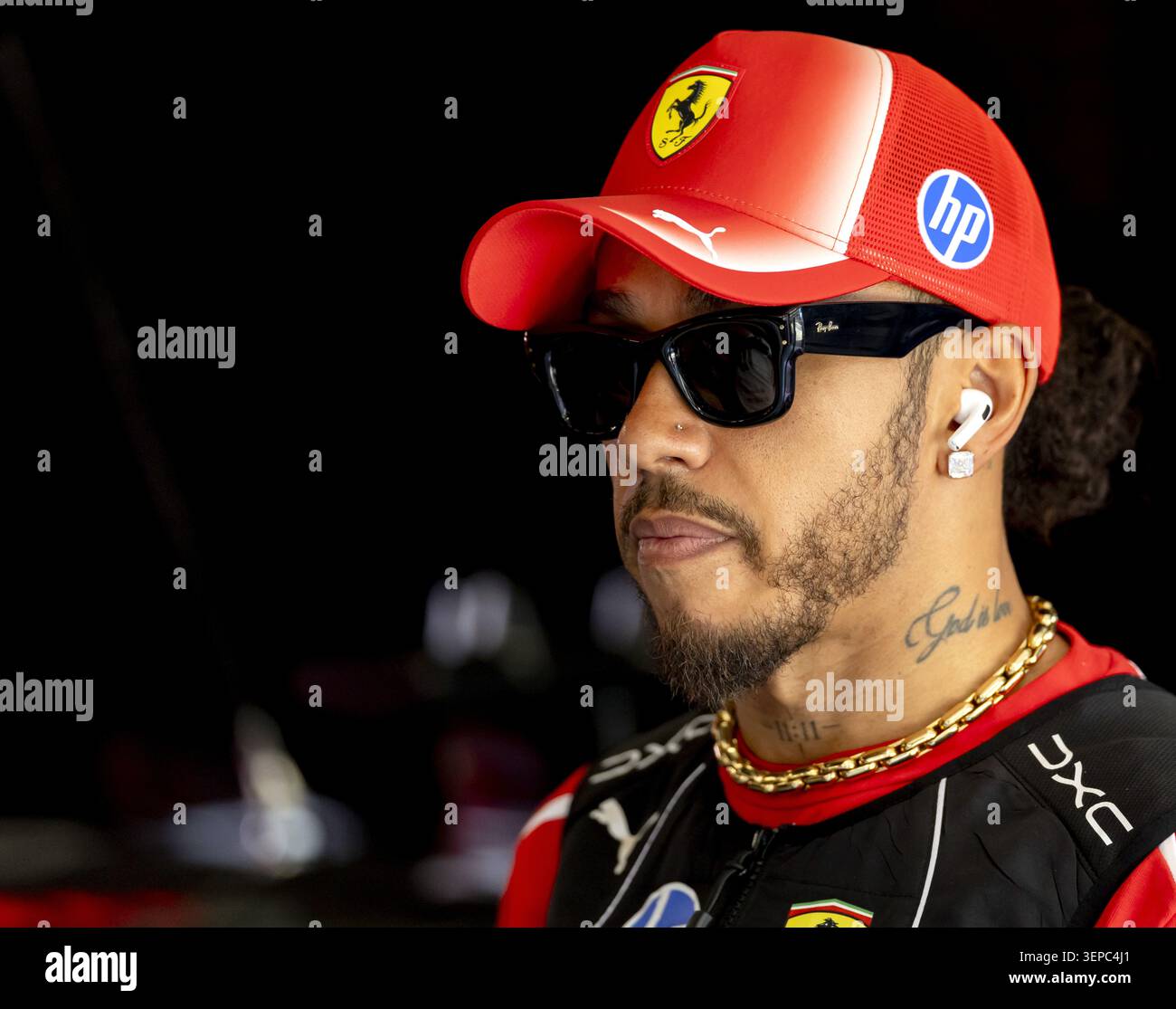 BARCELONA - Lewis Hamilton (Ferrari) ahead of the Formula 1 Barcelona ...