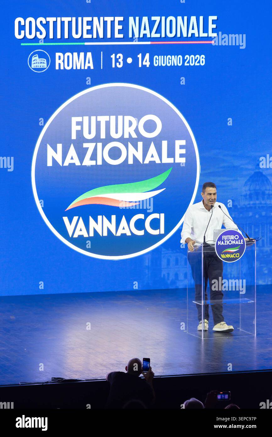 IPA85678281 - Roberto Vannacci during the National Constituent Assembly ...