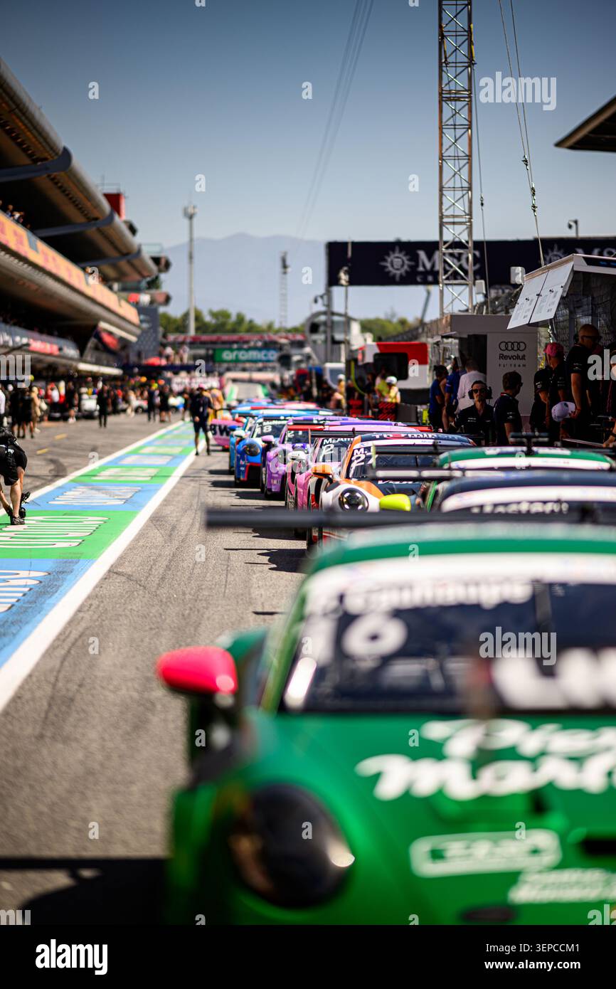 Porsche 911 Cup, Porsche Mobil 1 Supercup at Circuit de Barcelona ...