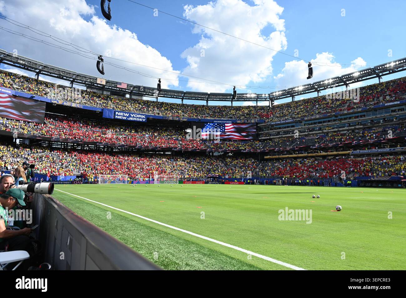 IPA85682477 - New Jersey Stadium in New York during the Brazil vs ...