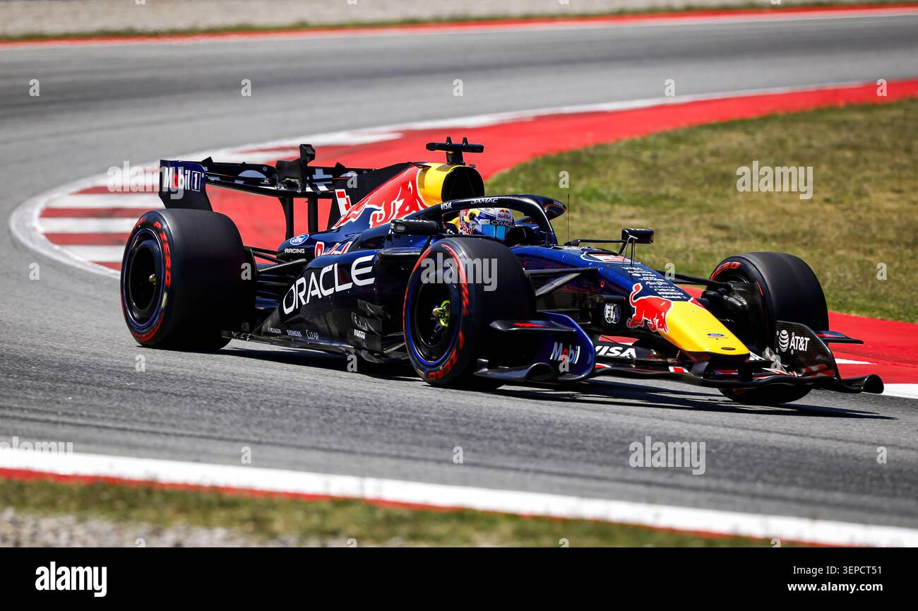 BARCELONA - Max Verstappen (Red Bull Racing) during the Formula 1 ...