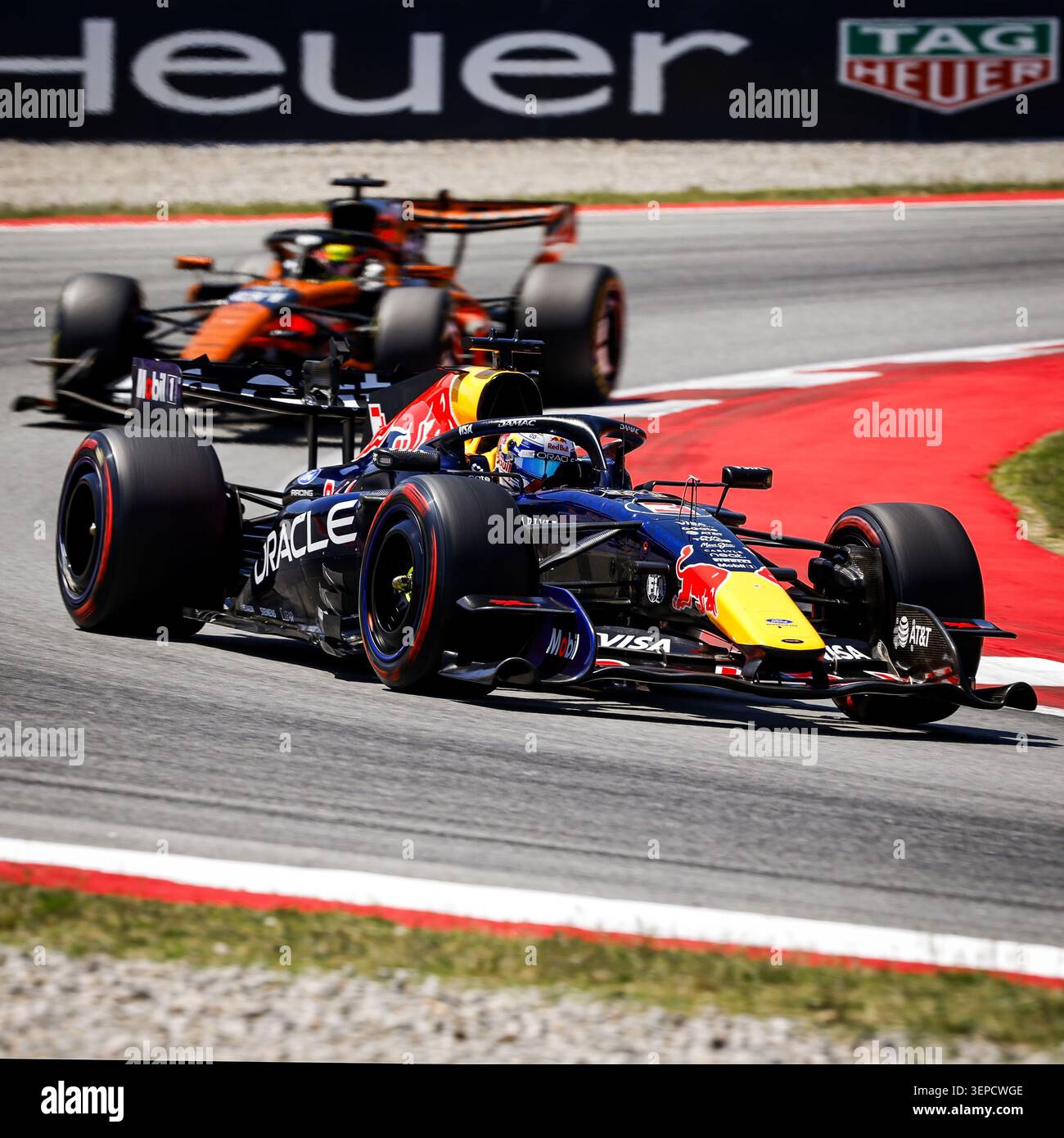 BARCELONA - Max Verstappen (Red Bull Racing) during the Formula 1 ...