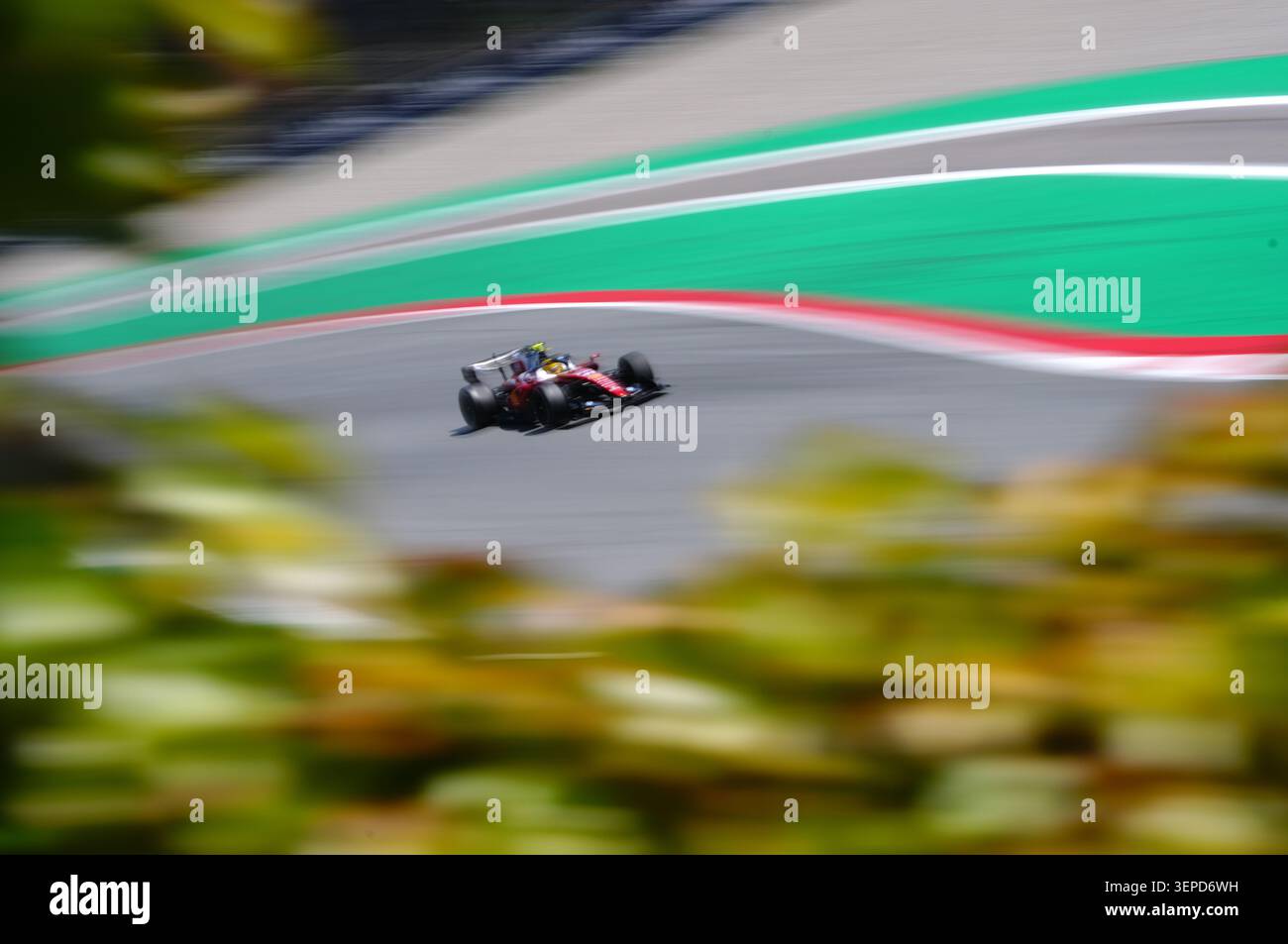 Ferrari driver Lewis Hamilton during the race at the Circuit de ...