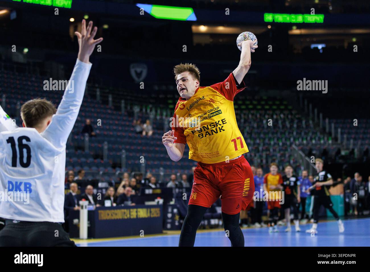 GER, Fuechse Berlin vs. GOG Gudme Oure Gudbjerg Håndbold, Handball, EHF ...