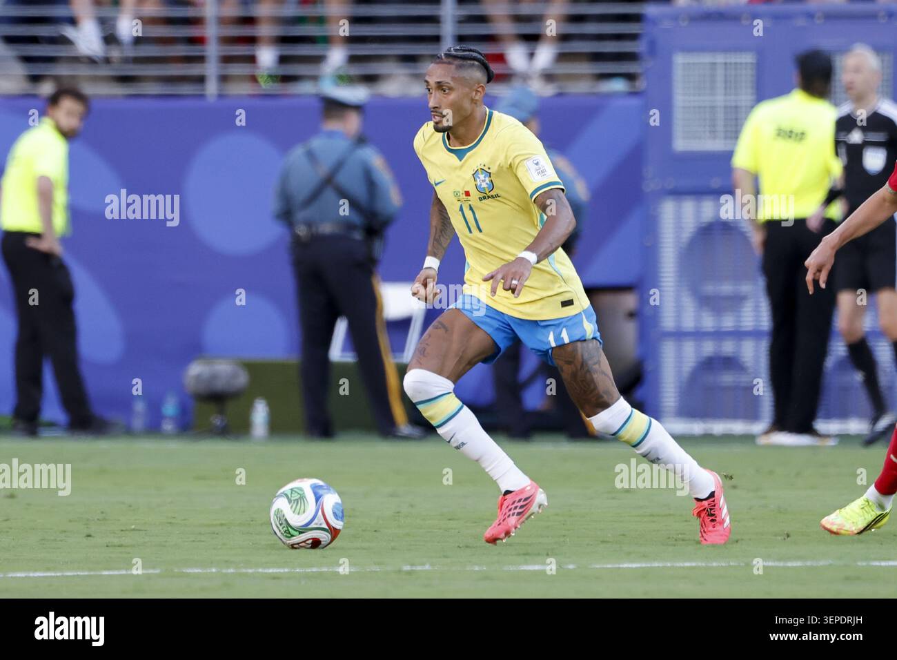 IPA85685430 - Raphinha #11 of Brazil during the FIFA World Cup 2026 ...