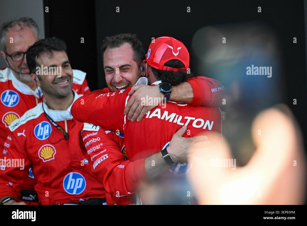 Spain, Barcelona, 14th June 2026, Lewis Hamilton, Ferrari, during the ...
