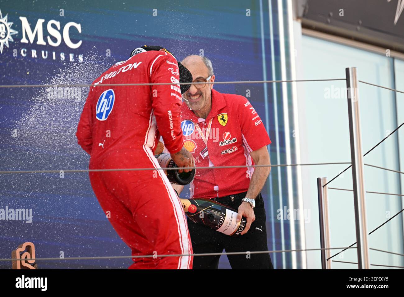 Spain, Barcelona, 14th June 2026, Carlo Santi, Lewis Hamilton, Ferrari ...