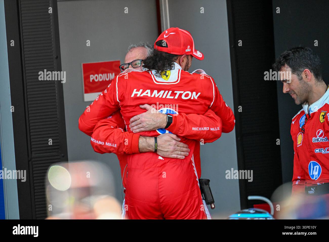 Spain, Barcelona, 14th June 2026, Lewis Hamilton, Ferrari, during the ...
