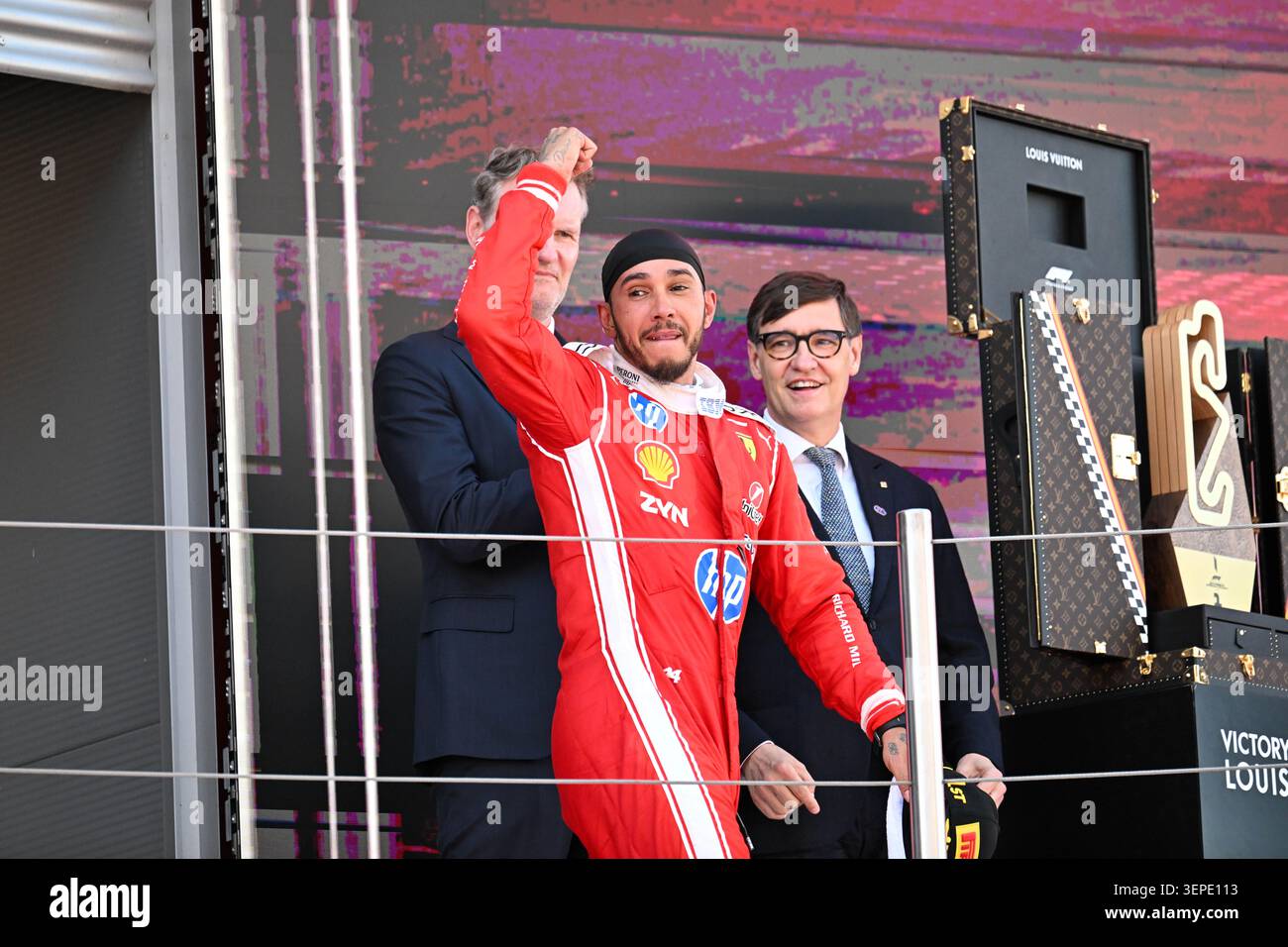 Spain, Barcelona, 14th June 2026, Lewis Hamilton, Ferrari, during the ...